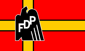 Free Democratic Party: Flags in the 1950s (Germany)