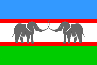 Namibia - political party flags